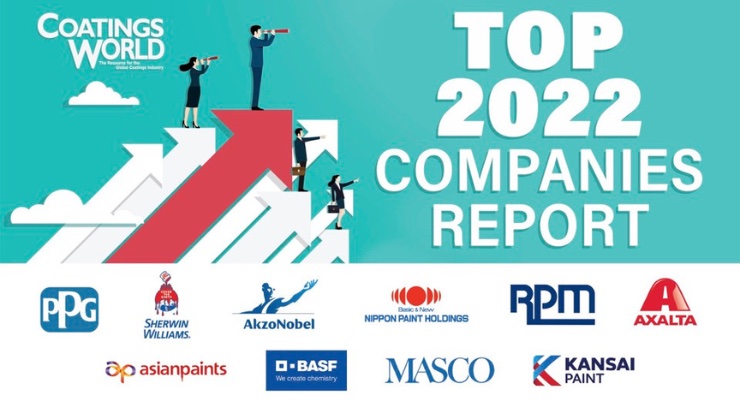 Coatings World's Top 10 Companies Enjoy Growth - Coatings World