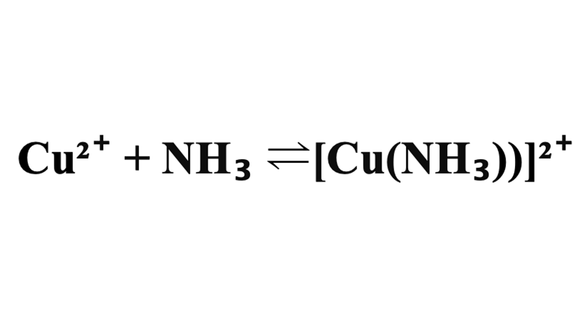 Concentrations of Ammonia Affects the Copper-Ammonia Complex